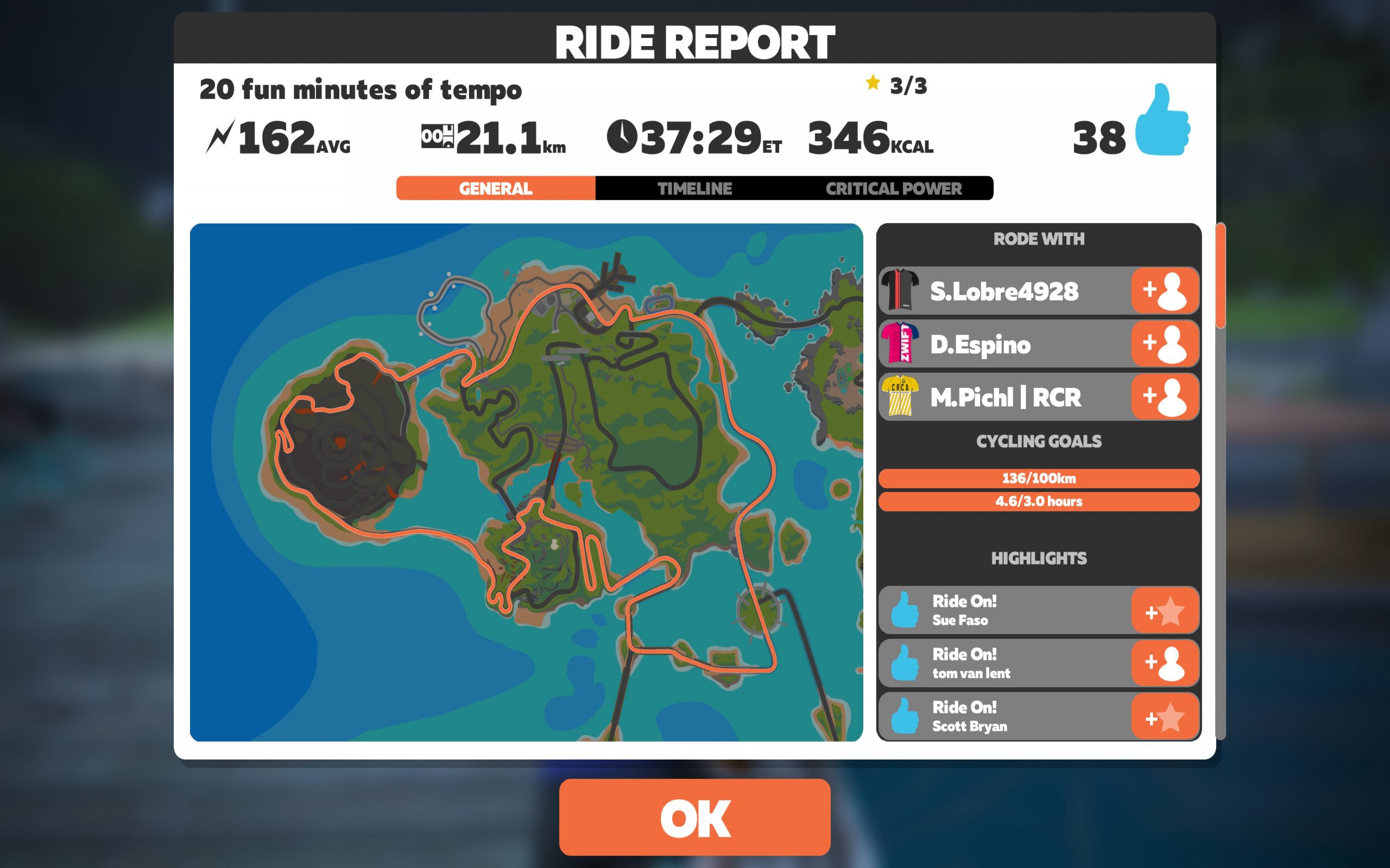 Advent of Cycling – Day 19 – Beach Island Loop | Cycling Indoors