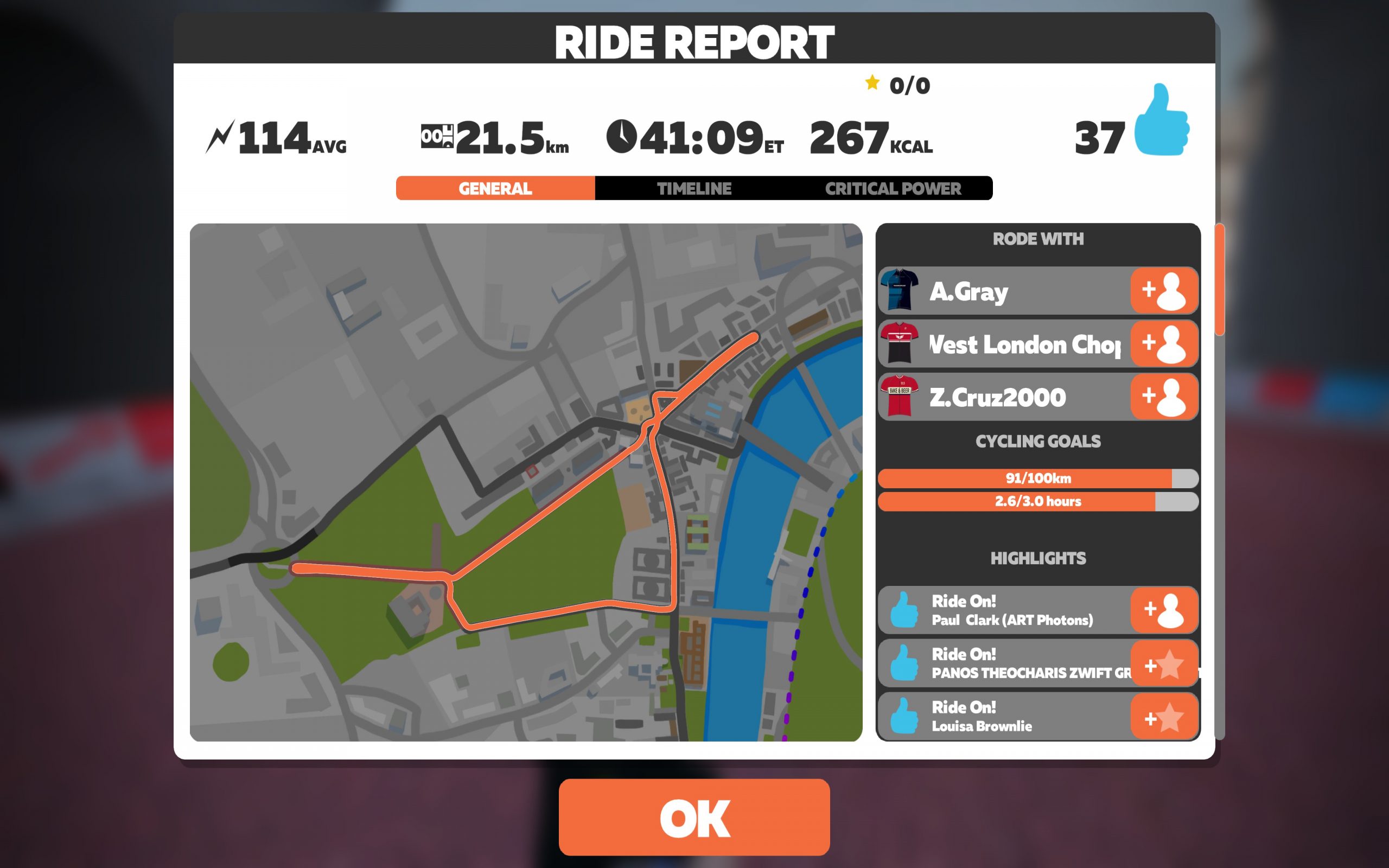 Taking It Easy Ride | Cycling Indoors